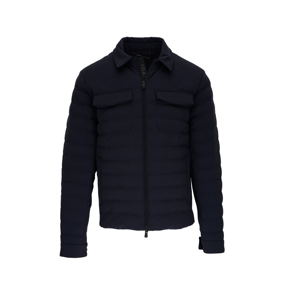 Fradi - Navy Full Zip Trucker Jacket | Mitchell Stores