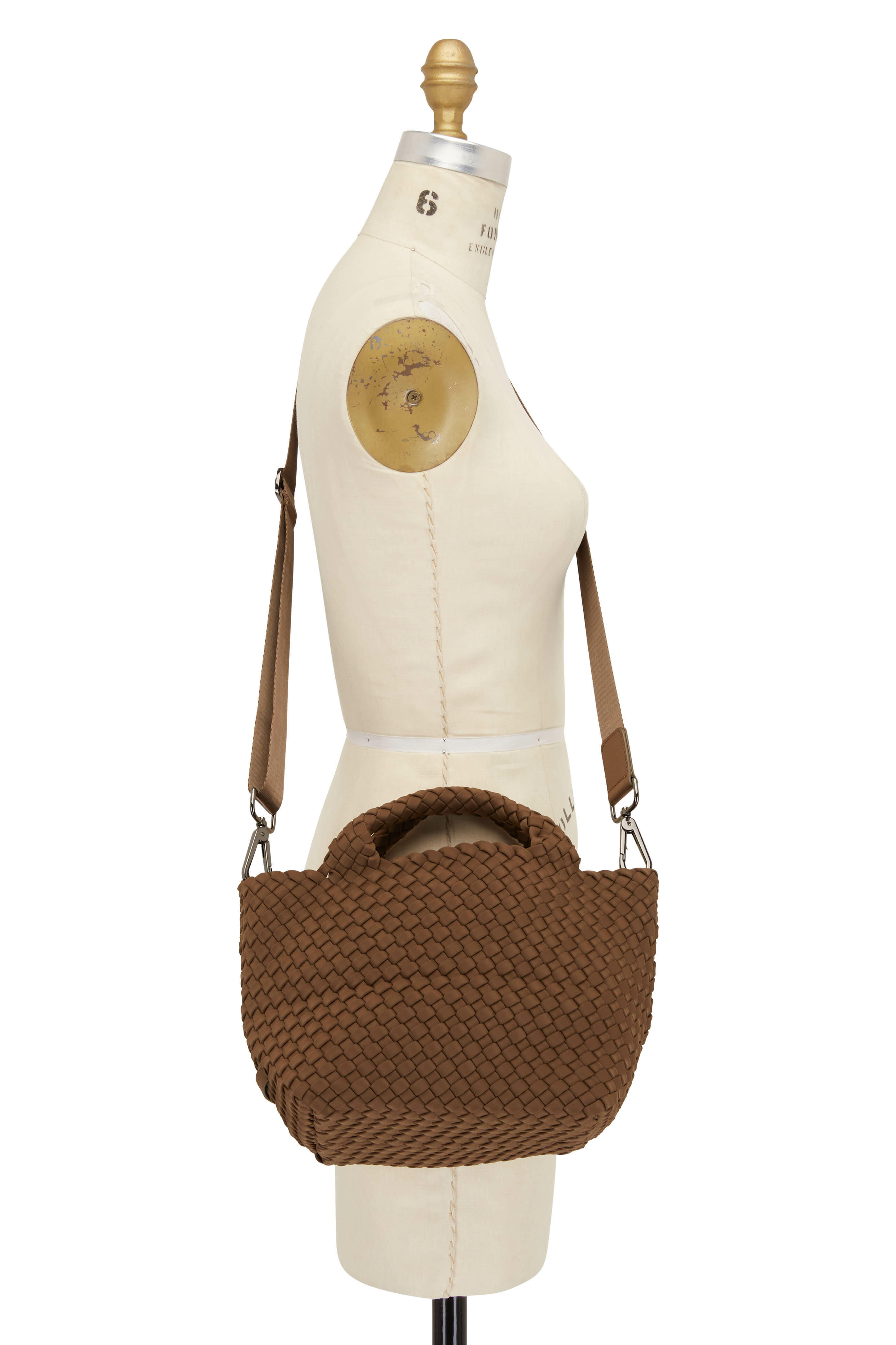 Naghedi - St. Barth's Mink Woven Mini Tote | Mitchell Stores