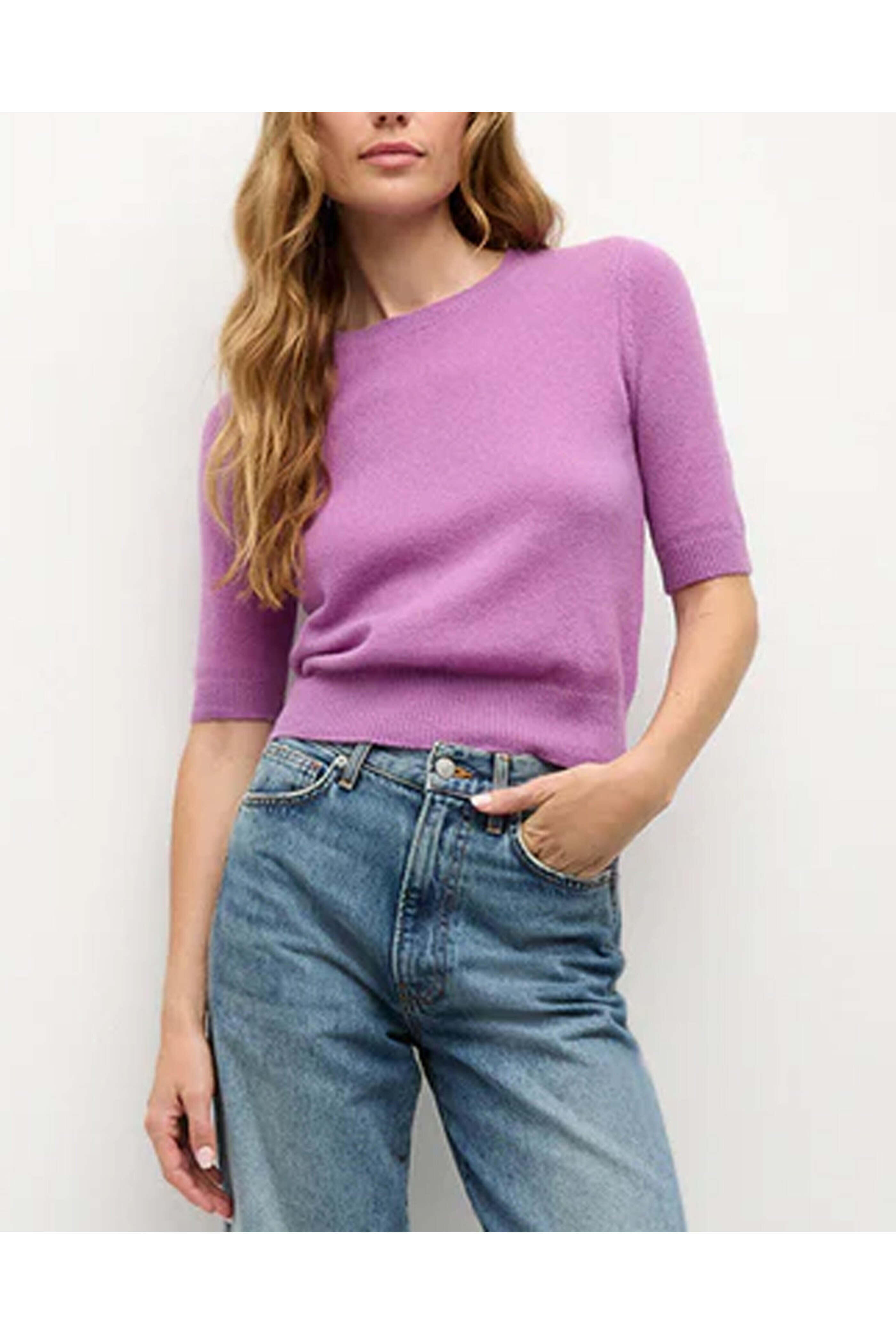 Veronica Beard - Orchid Dusk Cashmere Shana Sweater