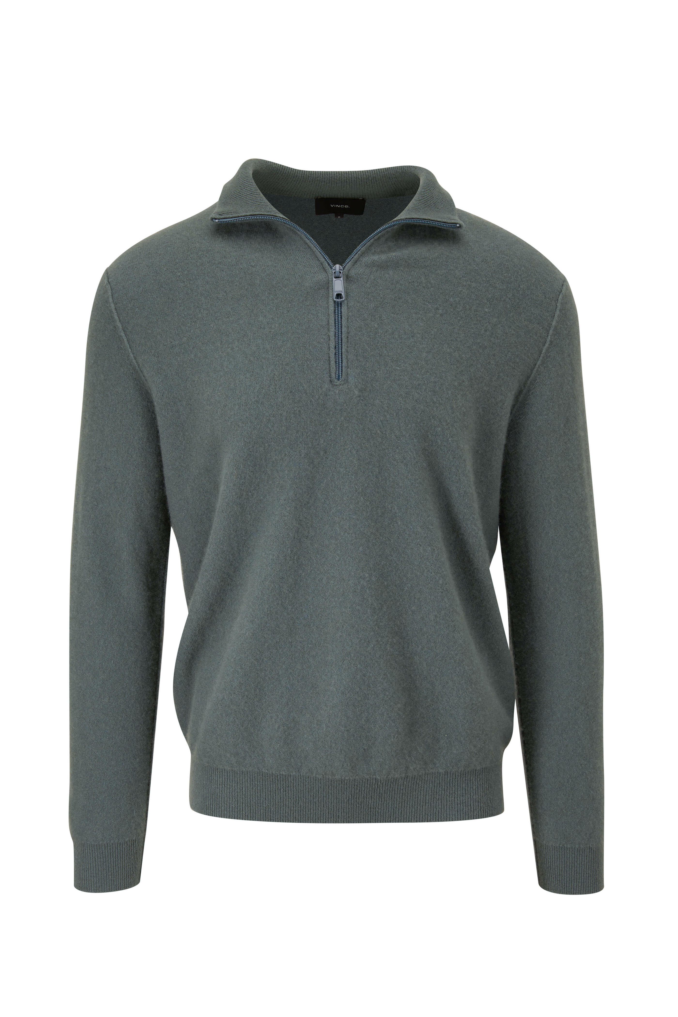 Vince - Sage Cashmere Quarter Zip Pullover | Mitchell Stores