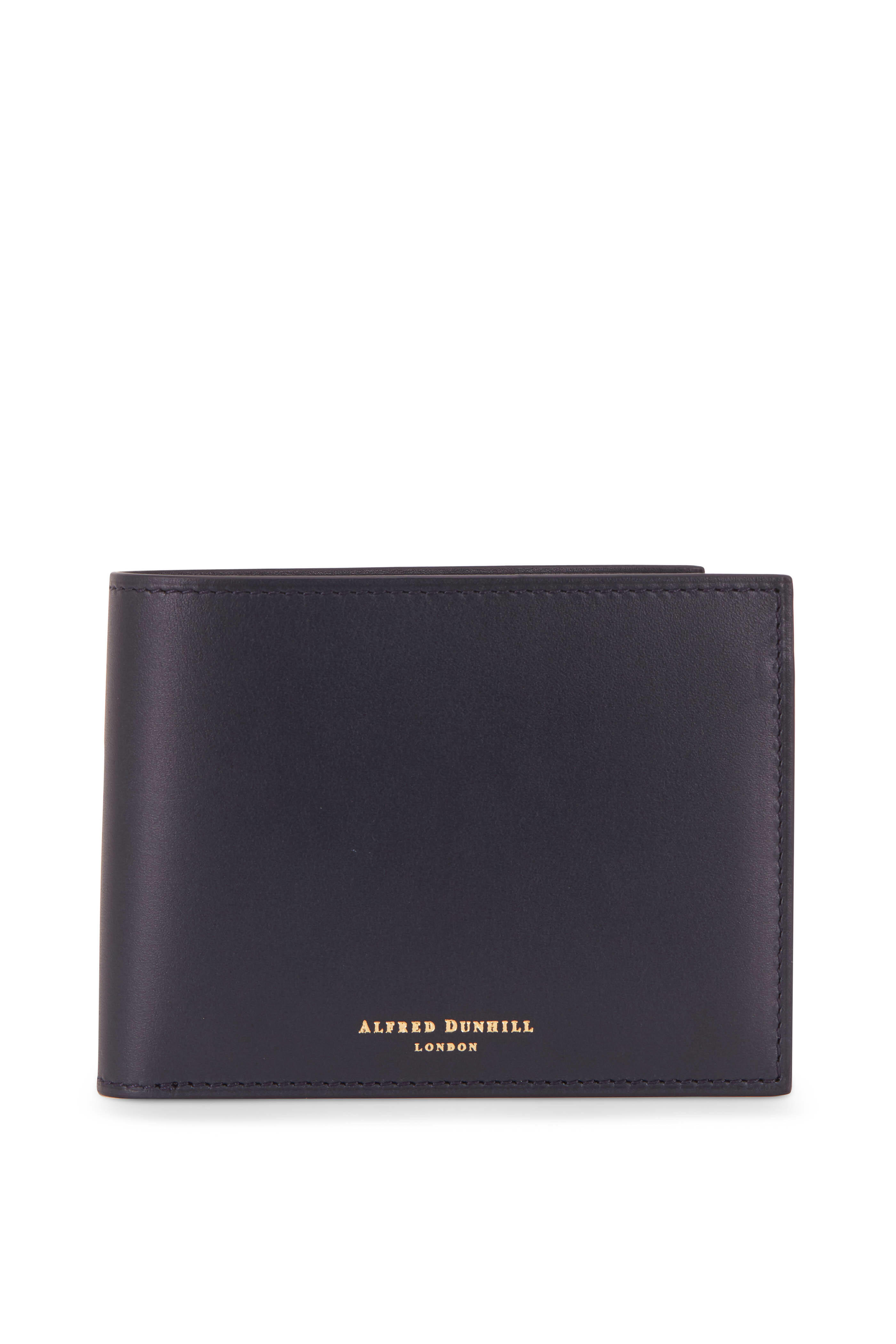 Dunhill - Duke Ink Blue Leather Billfold | Mitchell Stores