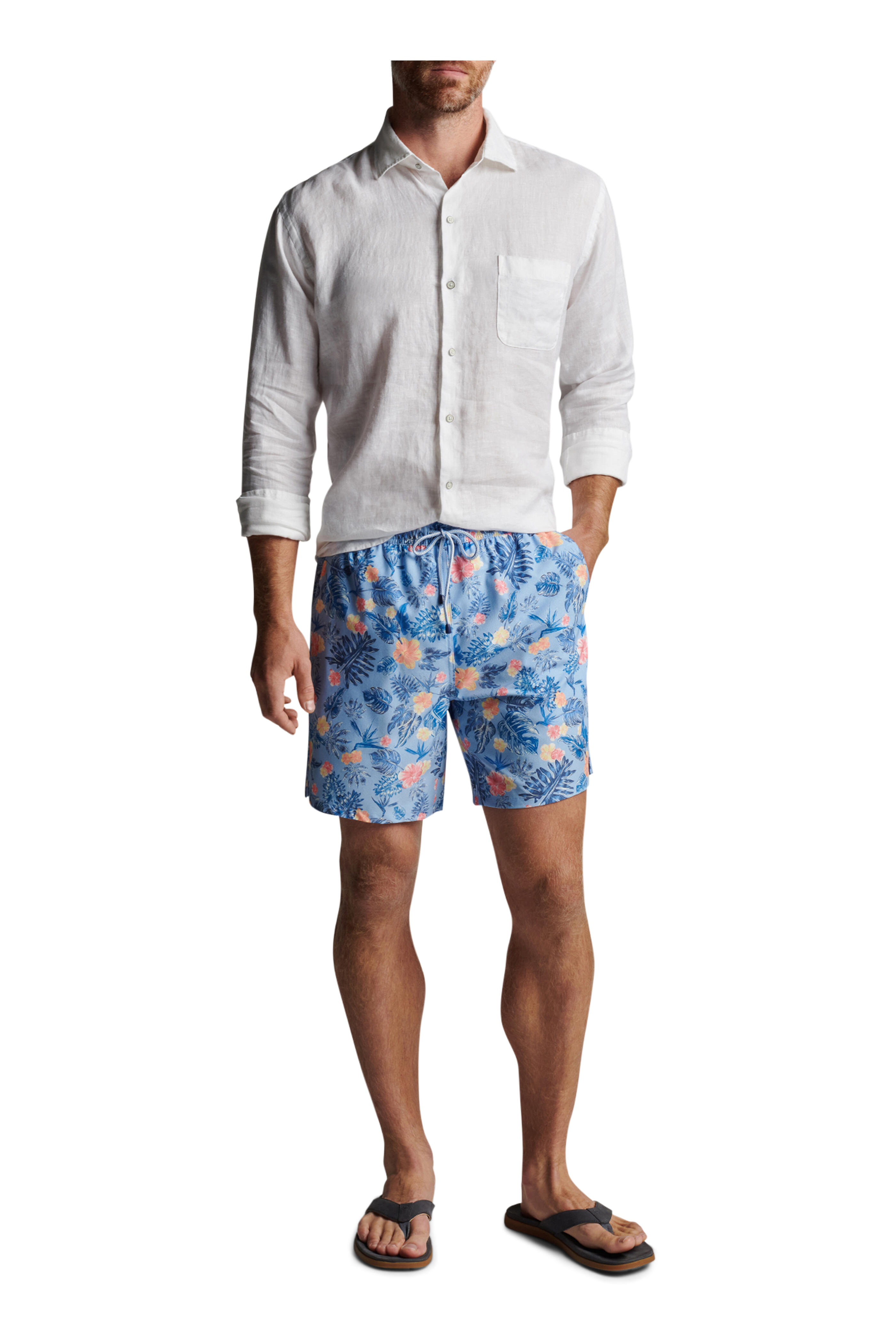 Peter Millar - Blue Sound Moanalua Swim Trunks | Mitchell Stores