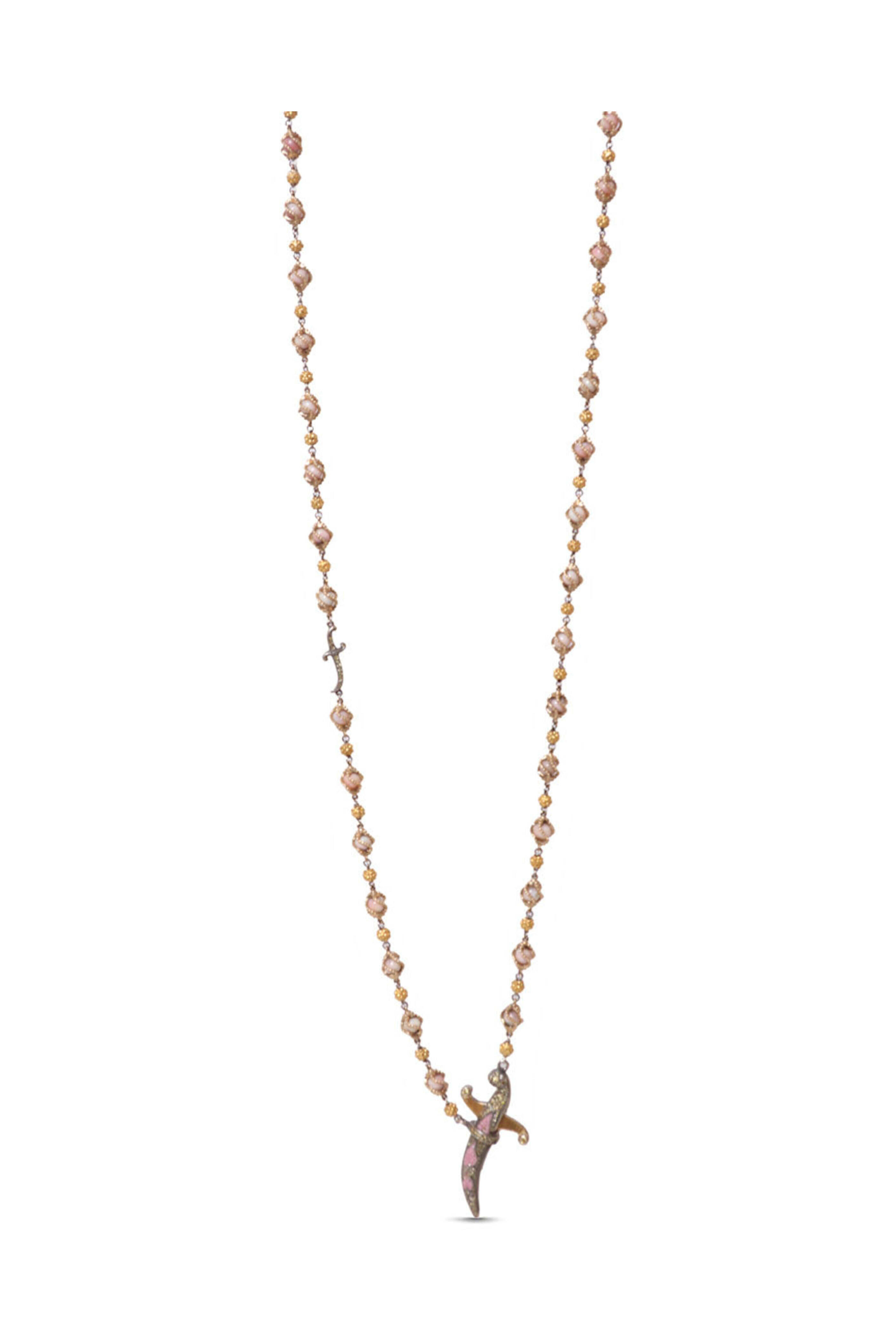 Sevan Bicakci - Coral Beaded Necklace | Mitchell Stores