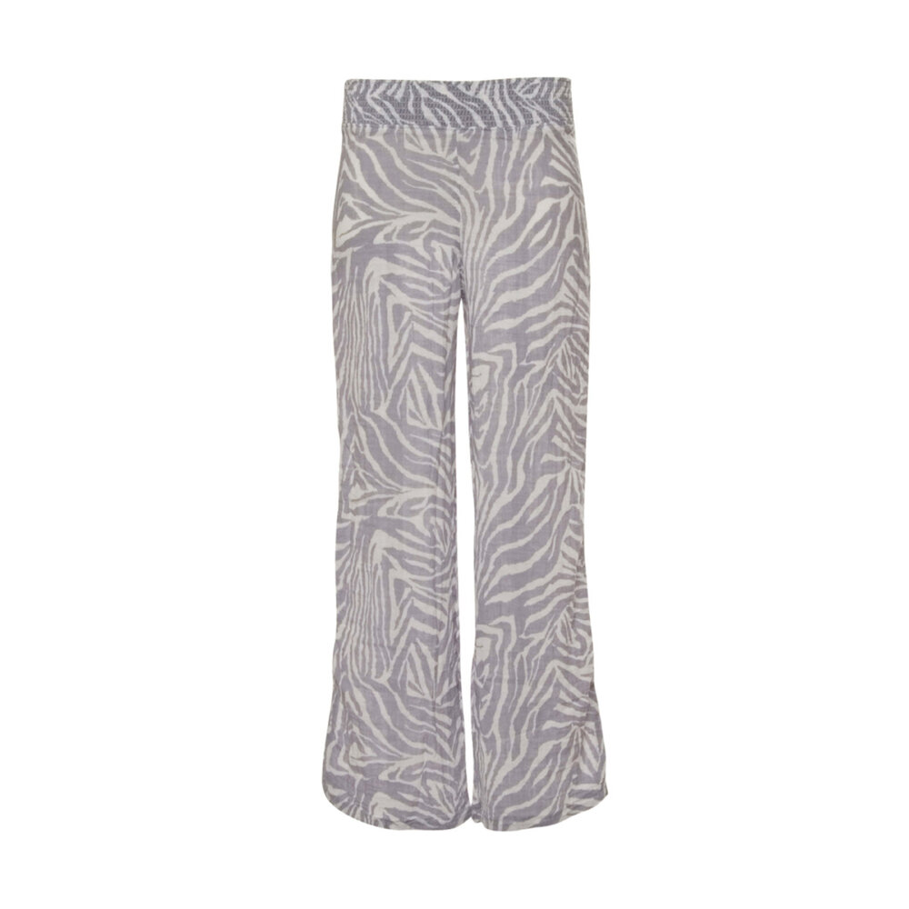 Michael Stars - Sterling Zebra Print Smocked Susie Wide Leg Pant