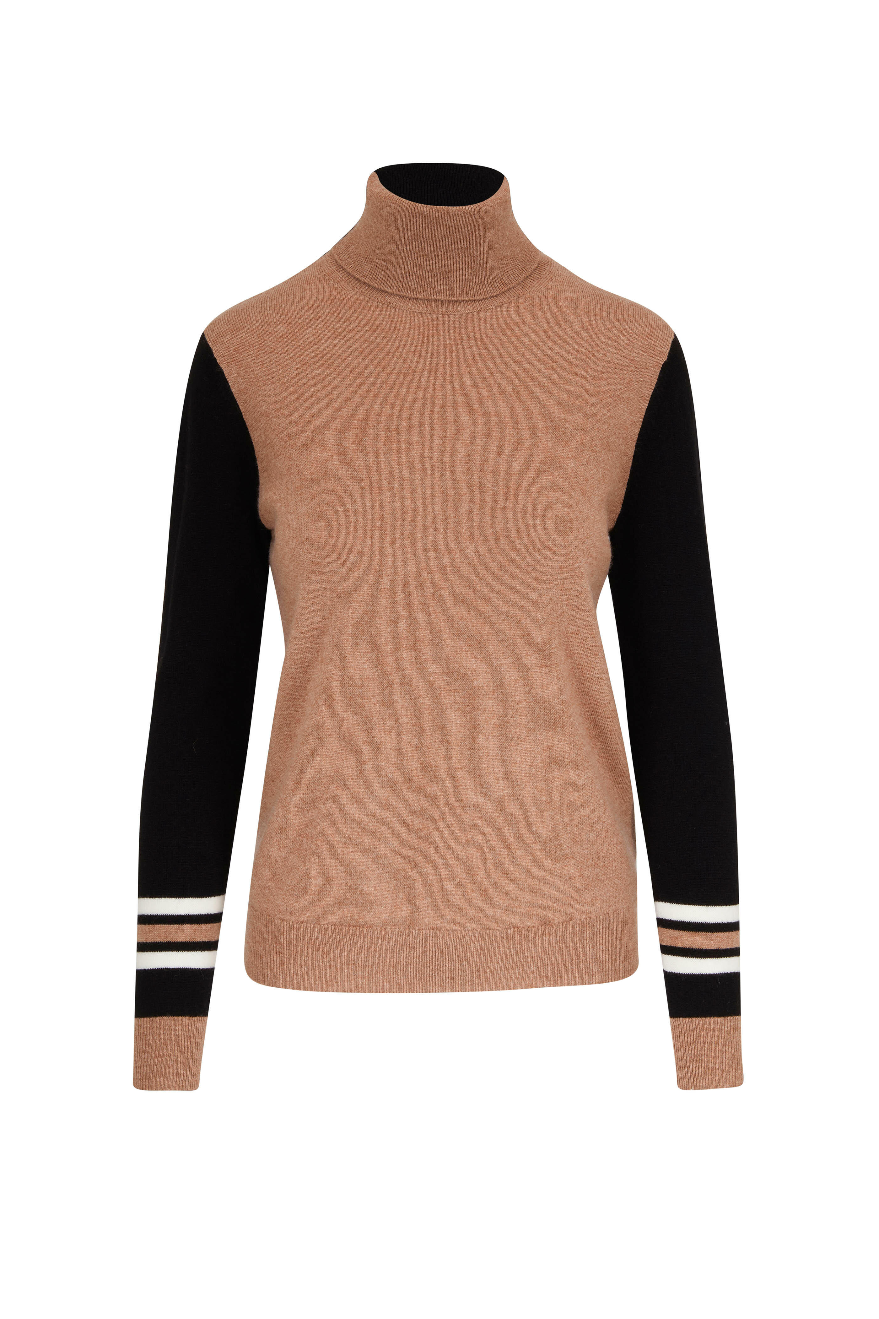 Chinti & Parker - Neutral Colorblock Wool-Cashmere Boyfriend Sweater
