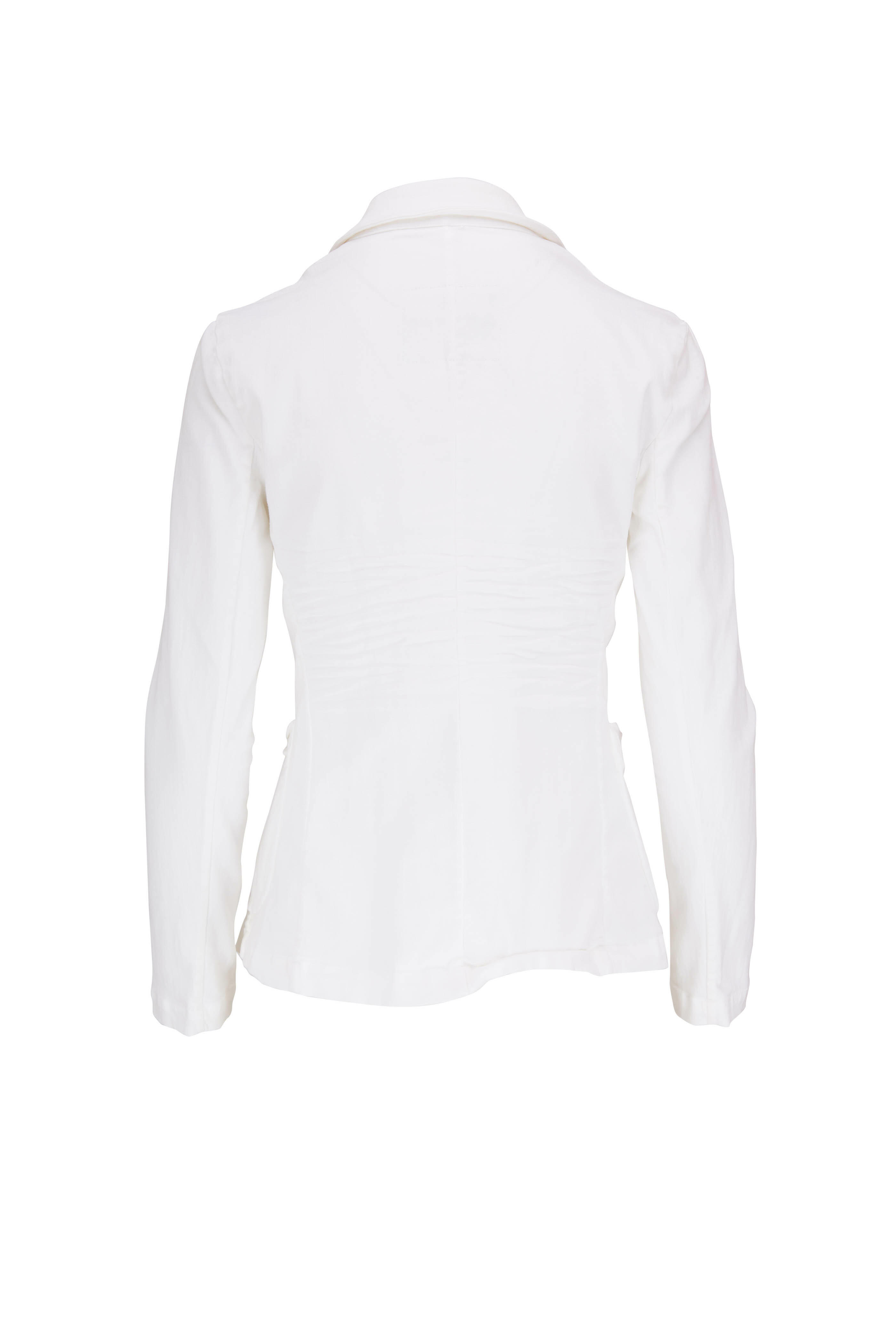 Frank & Eileen - Dublin White Cotton Tailored Blazer