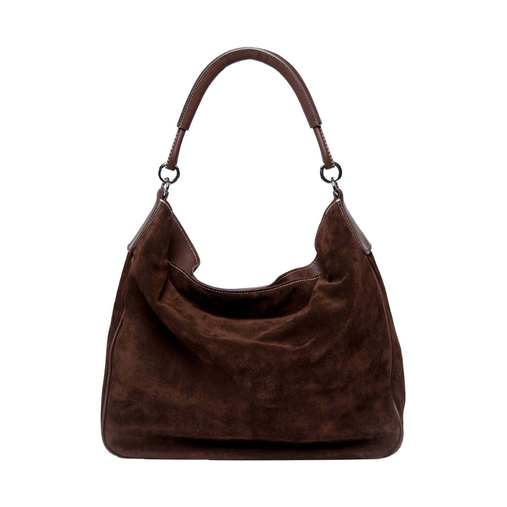 Staud - Perry Hobo Bag in Mahogany | Mitchell Stores