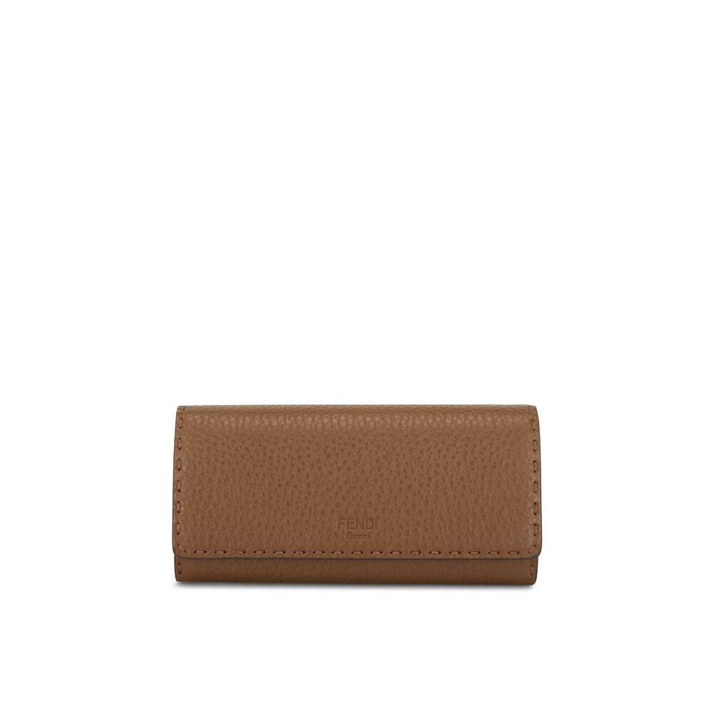 Fendi - Mudd Leather Continental Wallet | Mitchell Stores