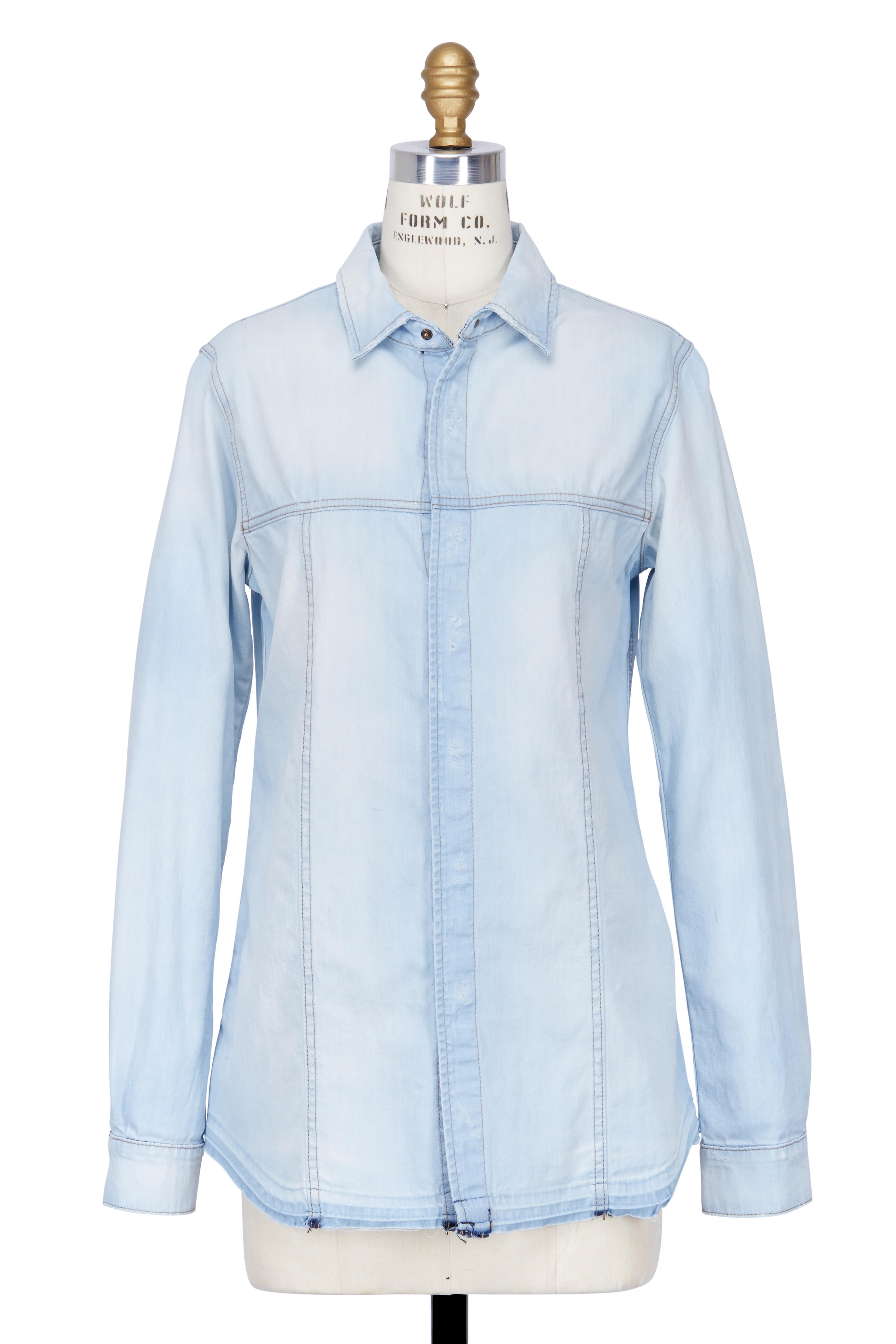 Hudson - Britt Light Wash Denim Shirt | Mitchell Stores