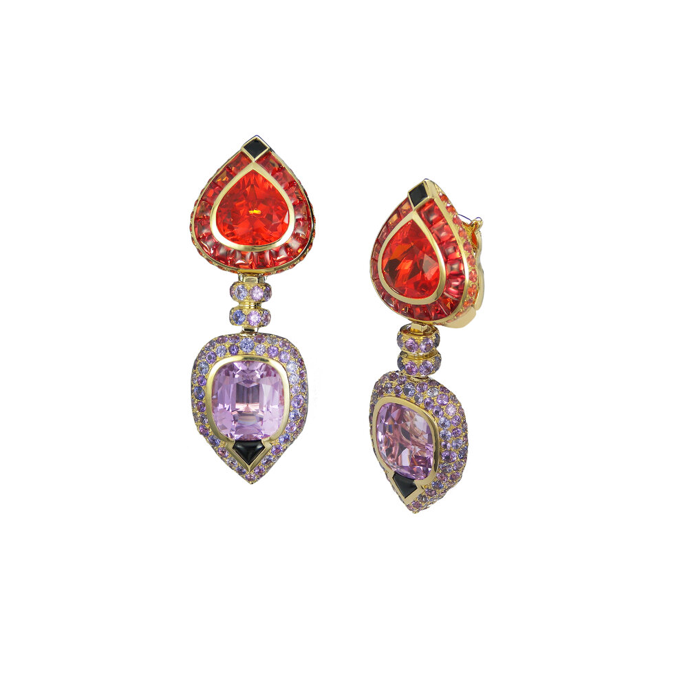Marina B - Lupa Mixed Stone Drop Earrings | Mitchell Stores