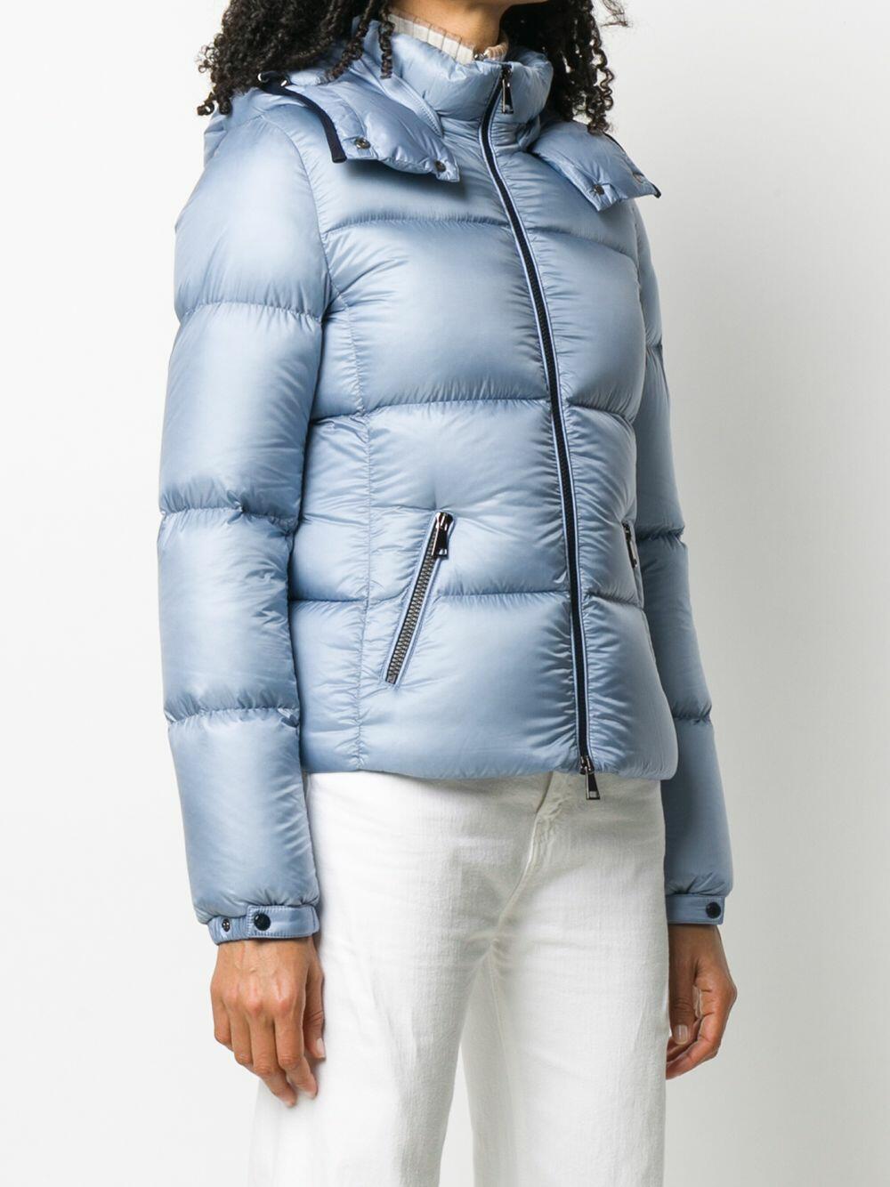 Moncler - Light Blue Puffer Coat | Mitchell Stores