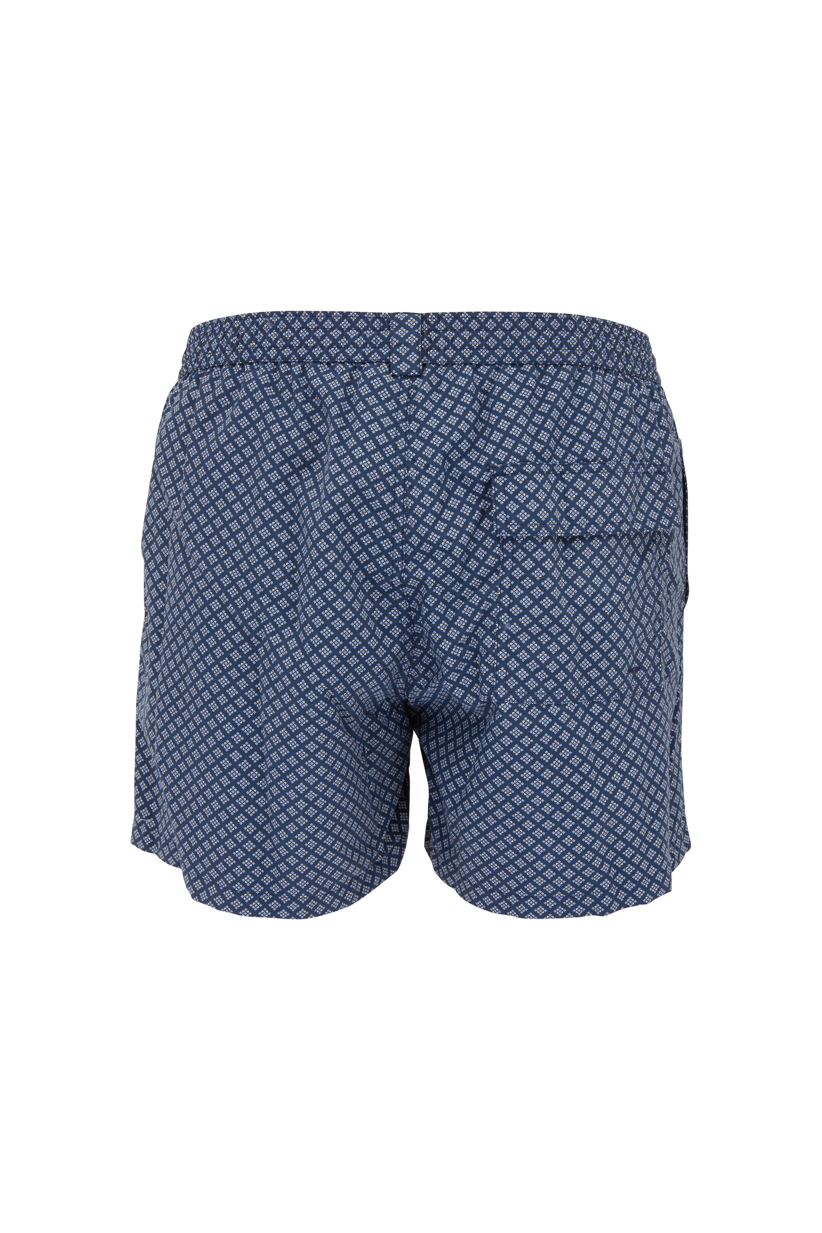 Loro Piana - Riviera Blossom Mosaic Printed Tech Swim Trunks