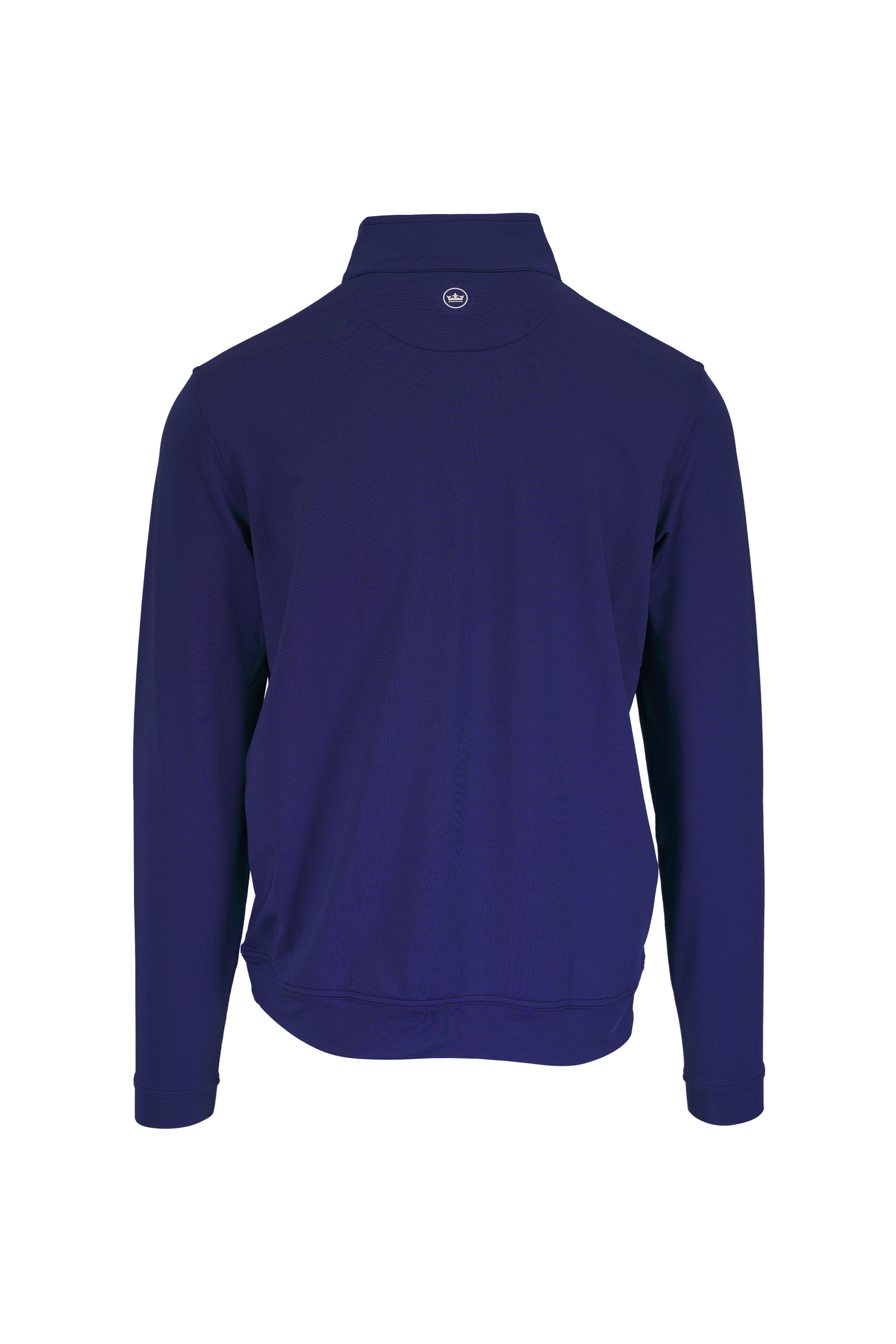 Peter Millar - Perth Sugar Stripe Navy Performance Quarter Zip