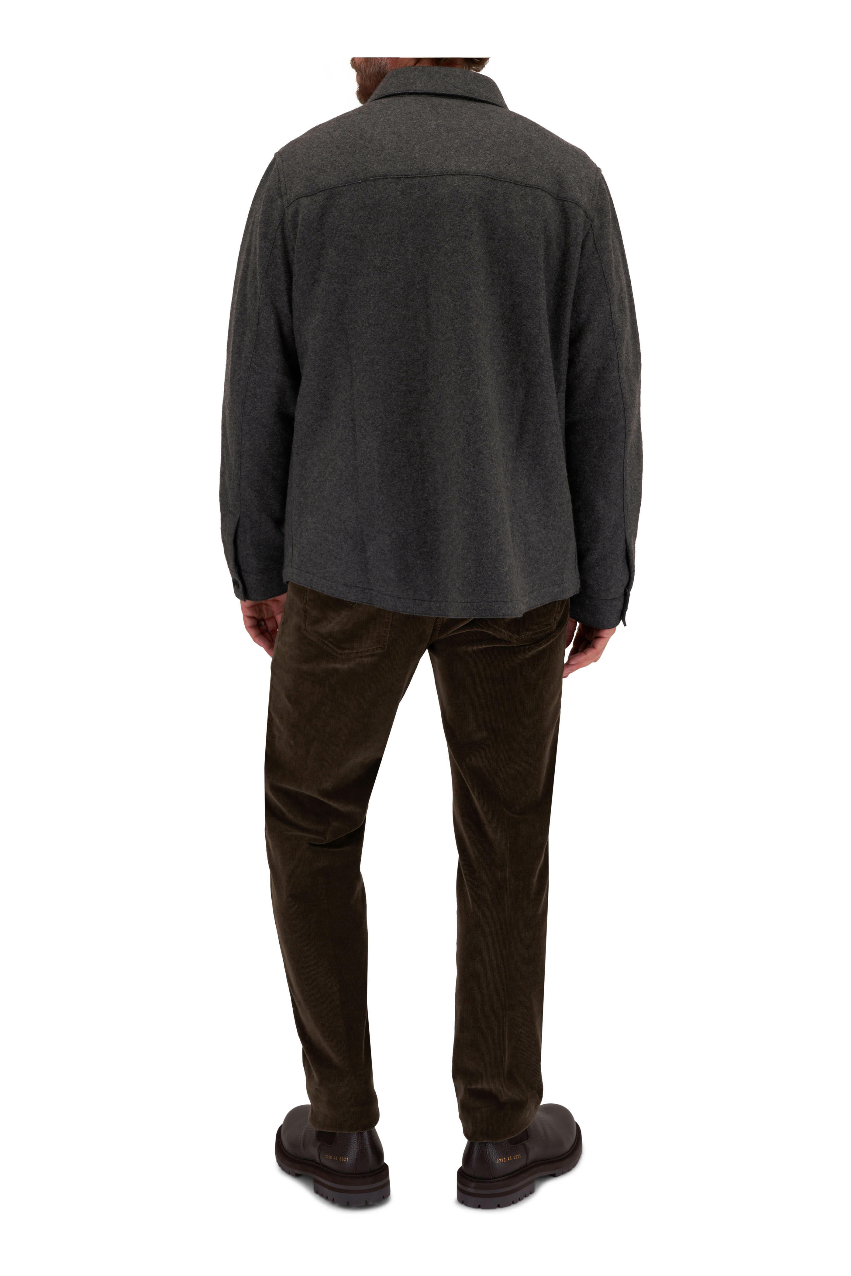 Marco Pescarolo - Espresso Pinwale Corduroy Five Pocket Pant