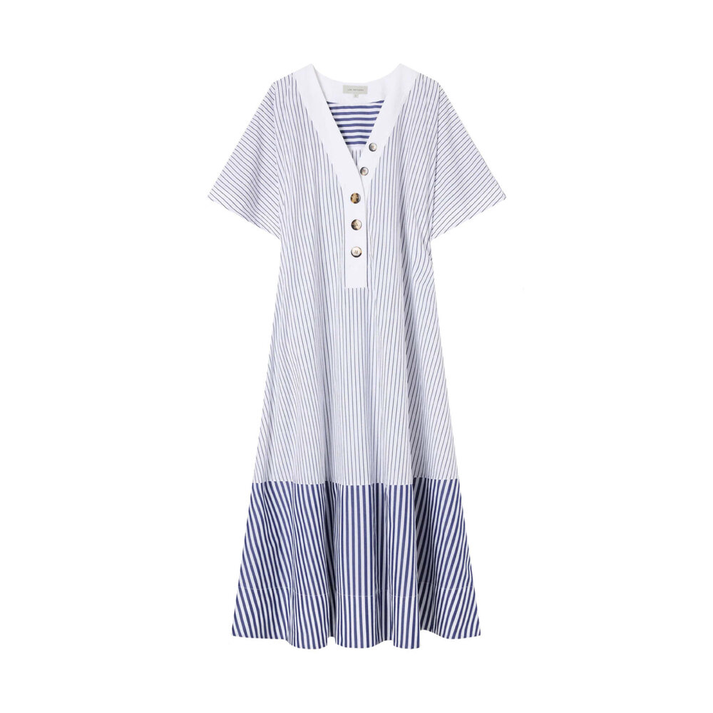 Lee Mathews - Blue Stripe Gigi Dress | Mitchell Stores