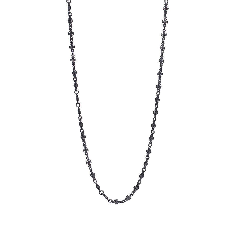 Loree Rodkin - Tiny Maltese Cross Chain Necklace