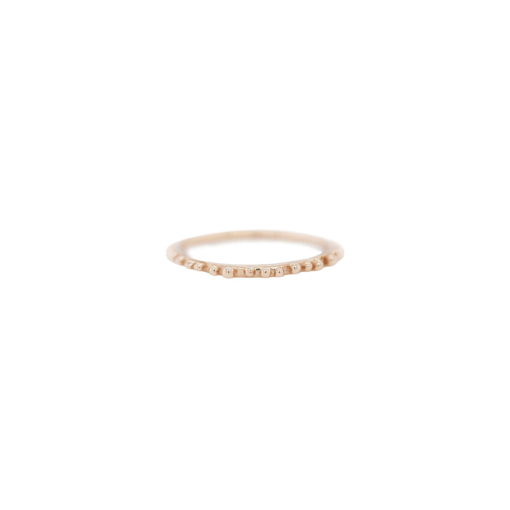 Kali Zoe - 14k Yellow Gold Droplet Band | Mitchell Stores