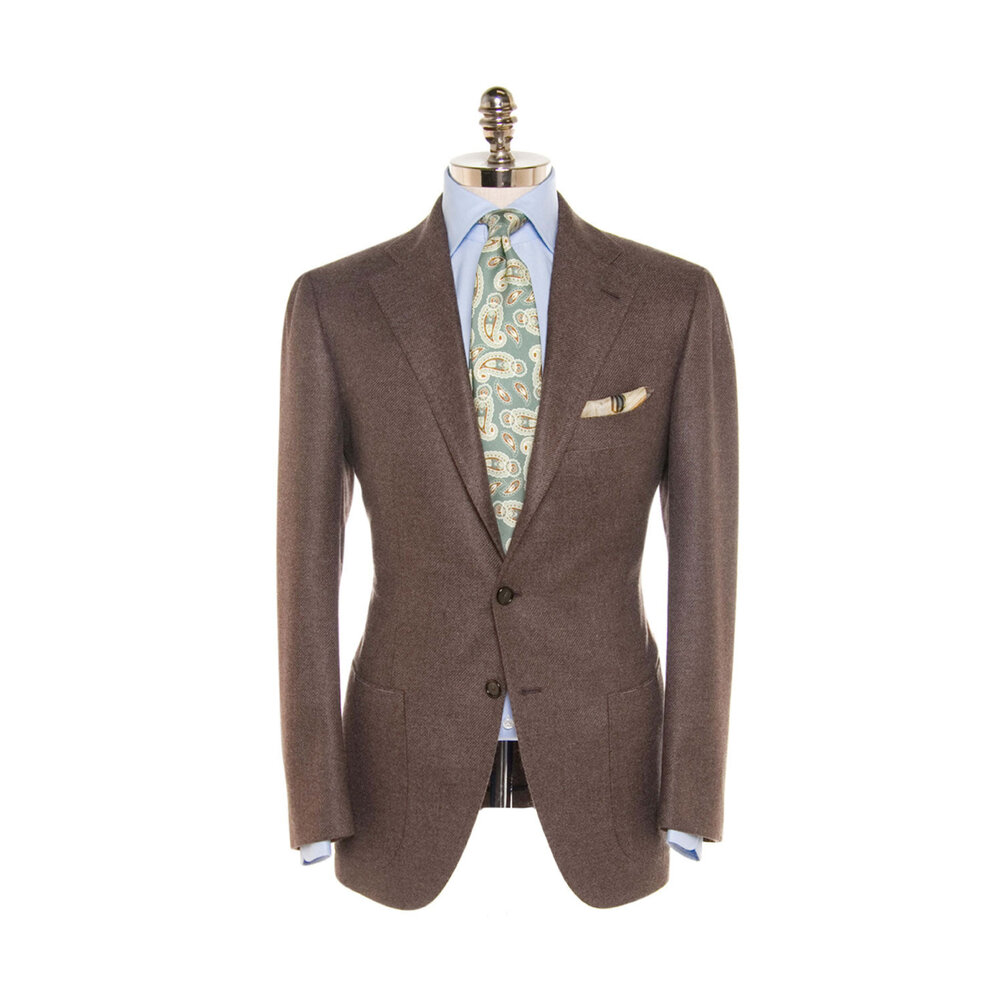 Cesare Attolini - Brown Cashmere Solid Sportcoat