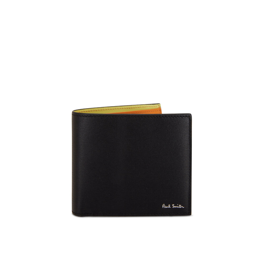 Paul Smith - Black Leather Bi-Fold Wallet | Mitchell Stores