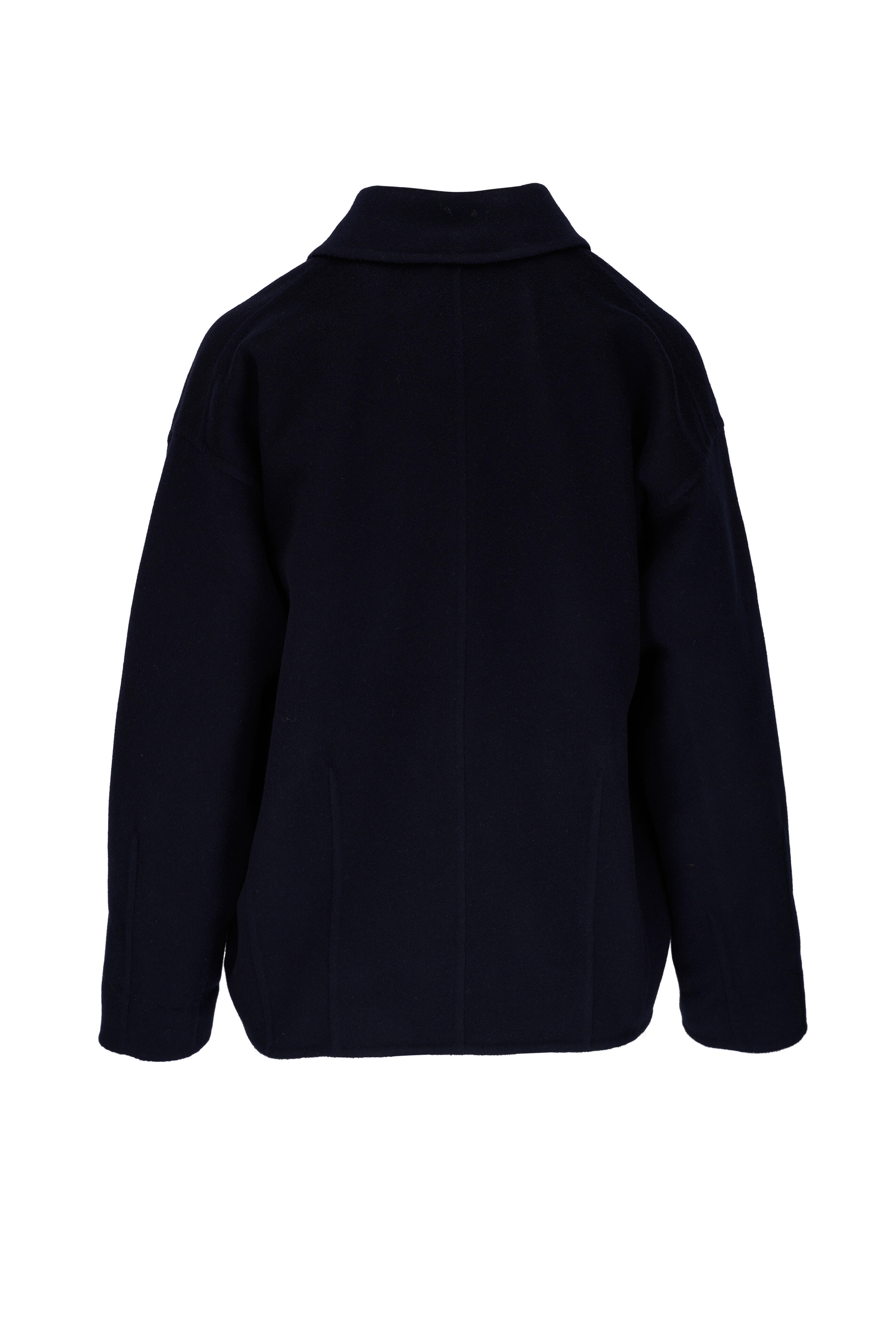 Kiton - Double Faced Cashmere Navy Blue Jacket | Mitchell Stores