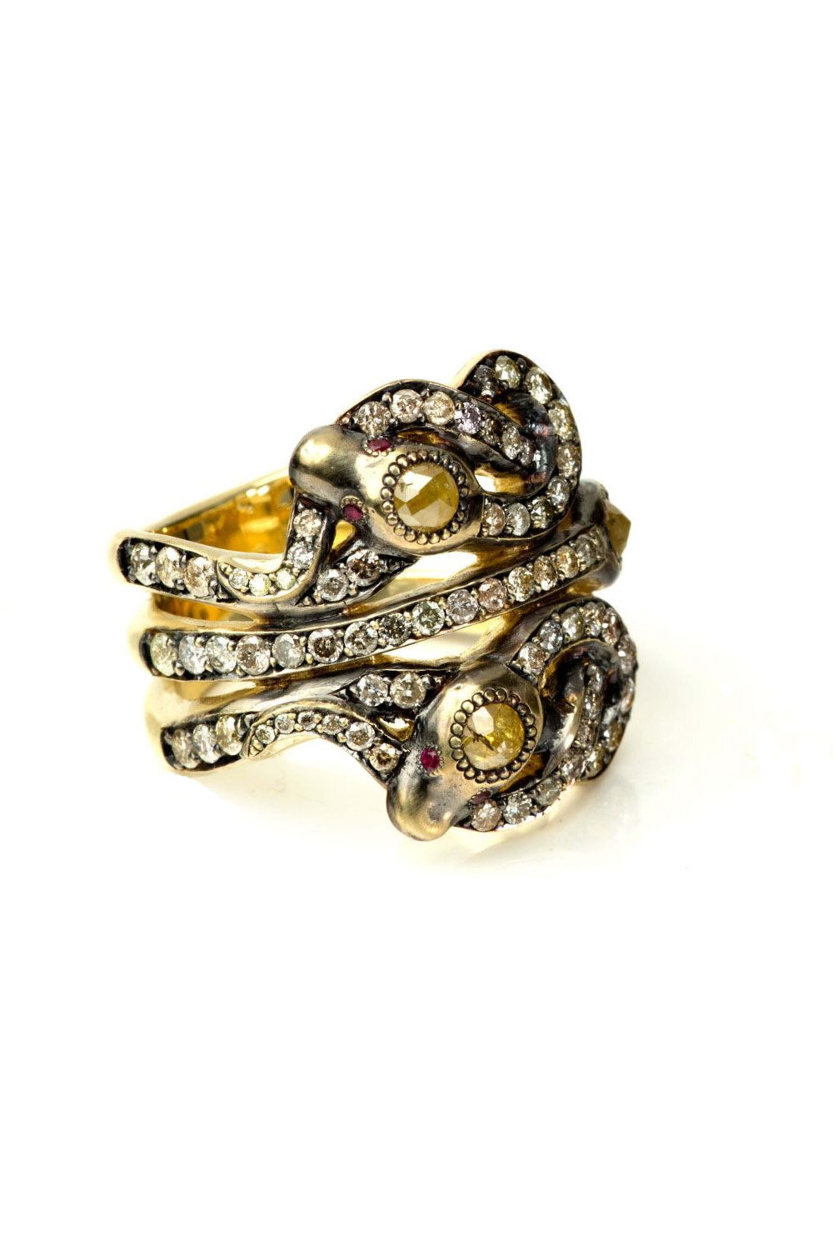 Sylva & Cie - Triple Snake Ring | Mitchell Stores