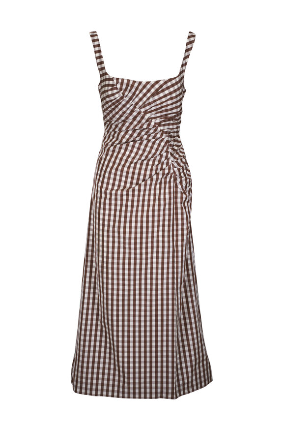 Fendi - FF Black & Brown Mesh Midi Dress | Mitchell Stores Fendi - FF Black & Brown Mesh Midi Dress | Mitchell Stores