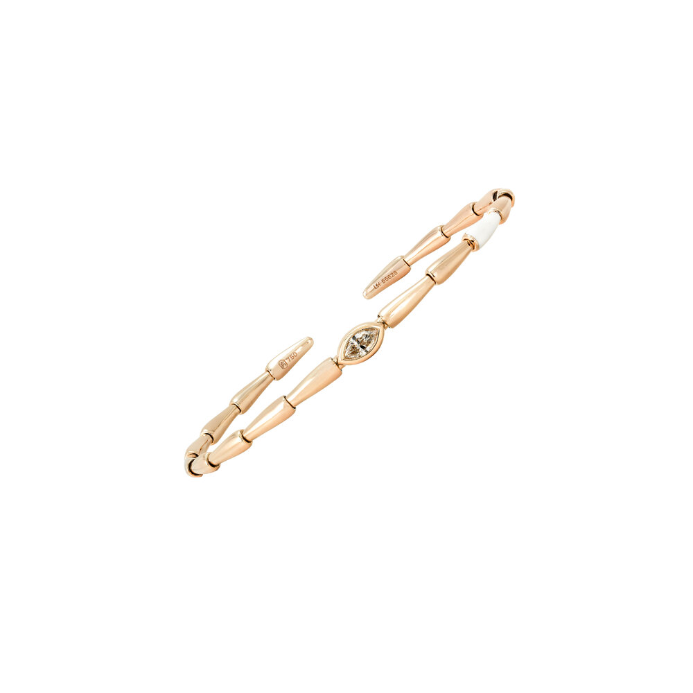 Etho Maria - Rose Gold Brown Diamond Bangle | Mitchell Stores