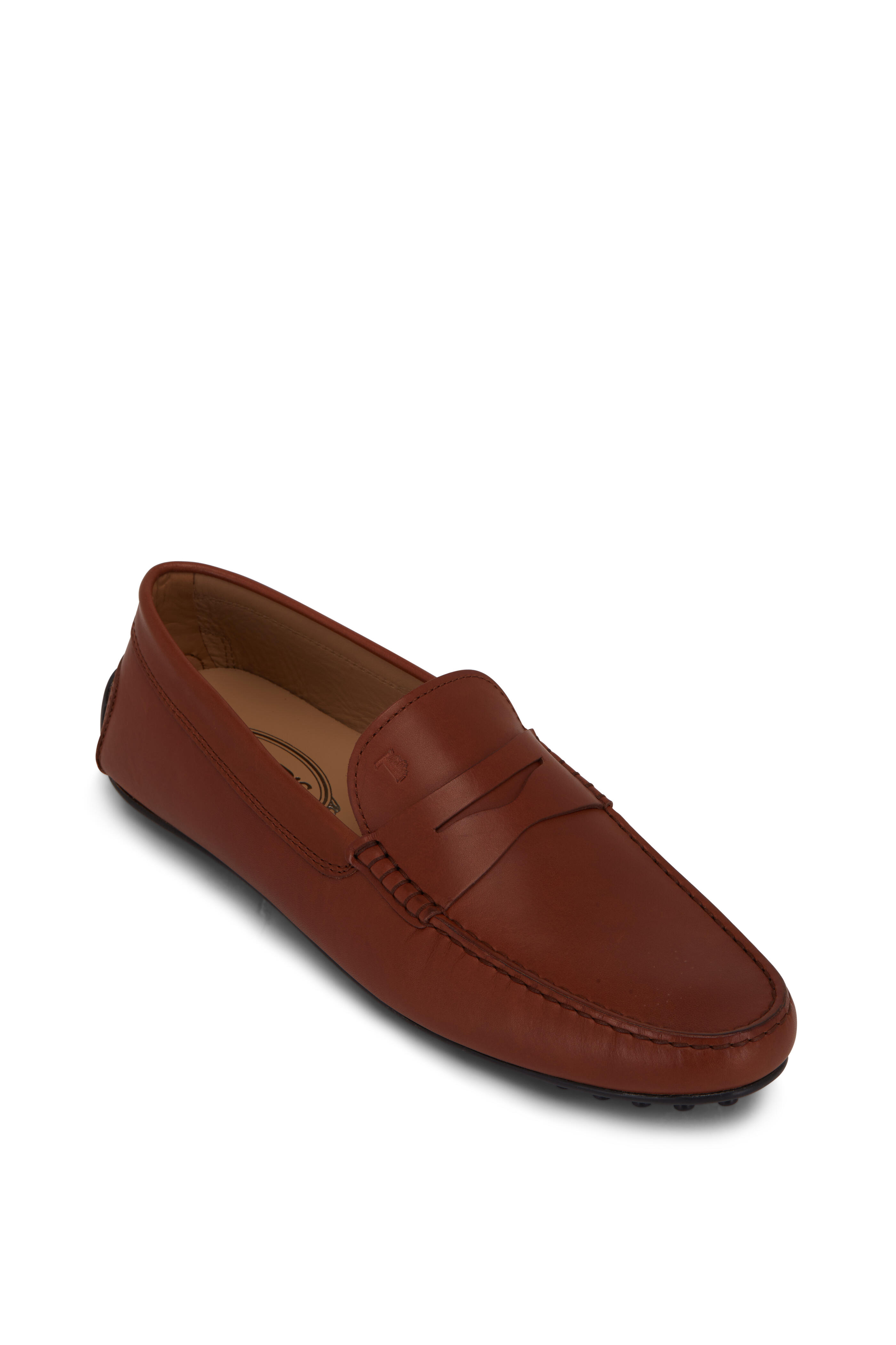 Tod's - Brown Leather Driver | Mitchell Stores
