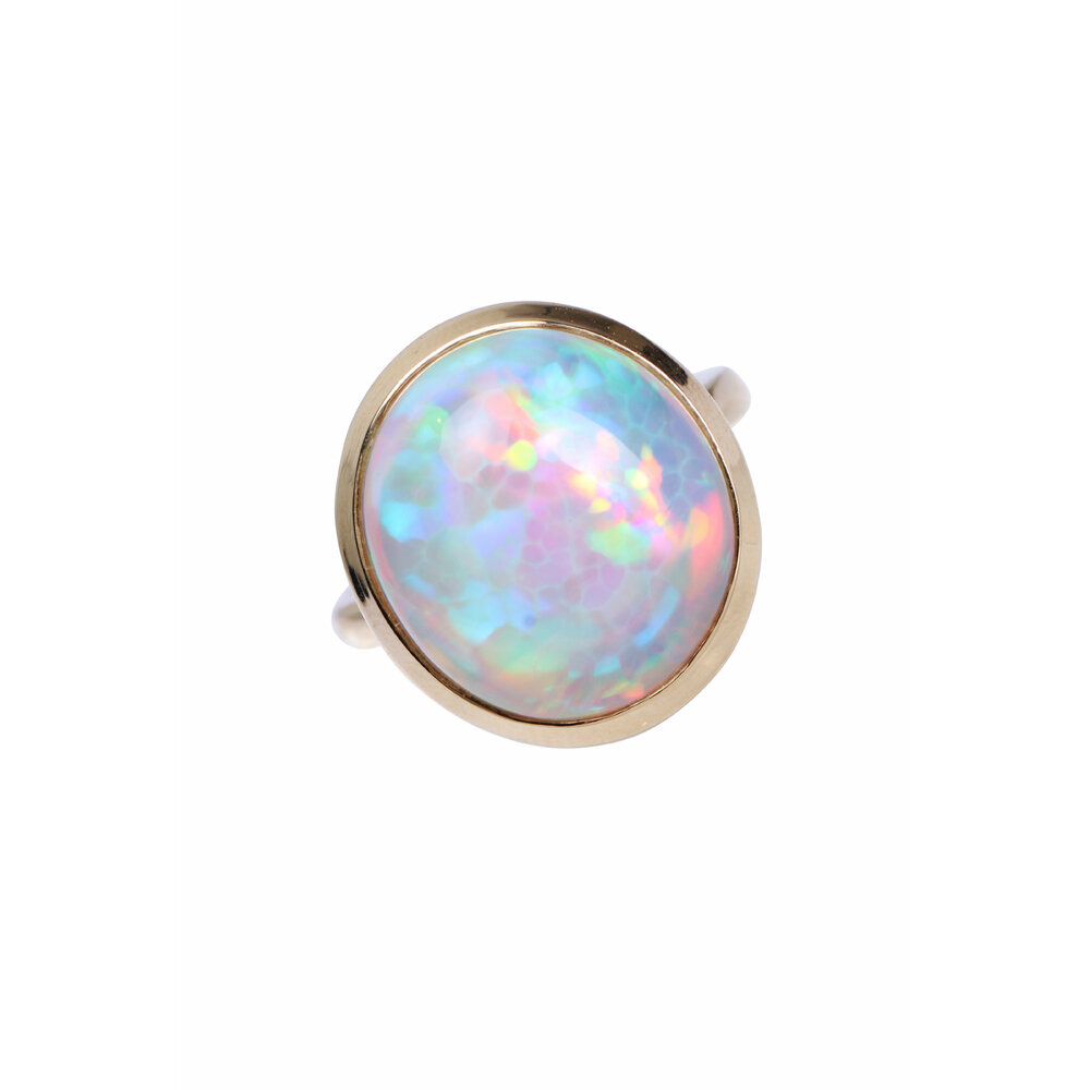 Ray Griffiths - Round Opal Ring | Mitchell Stores