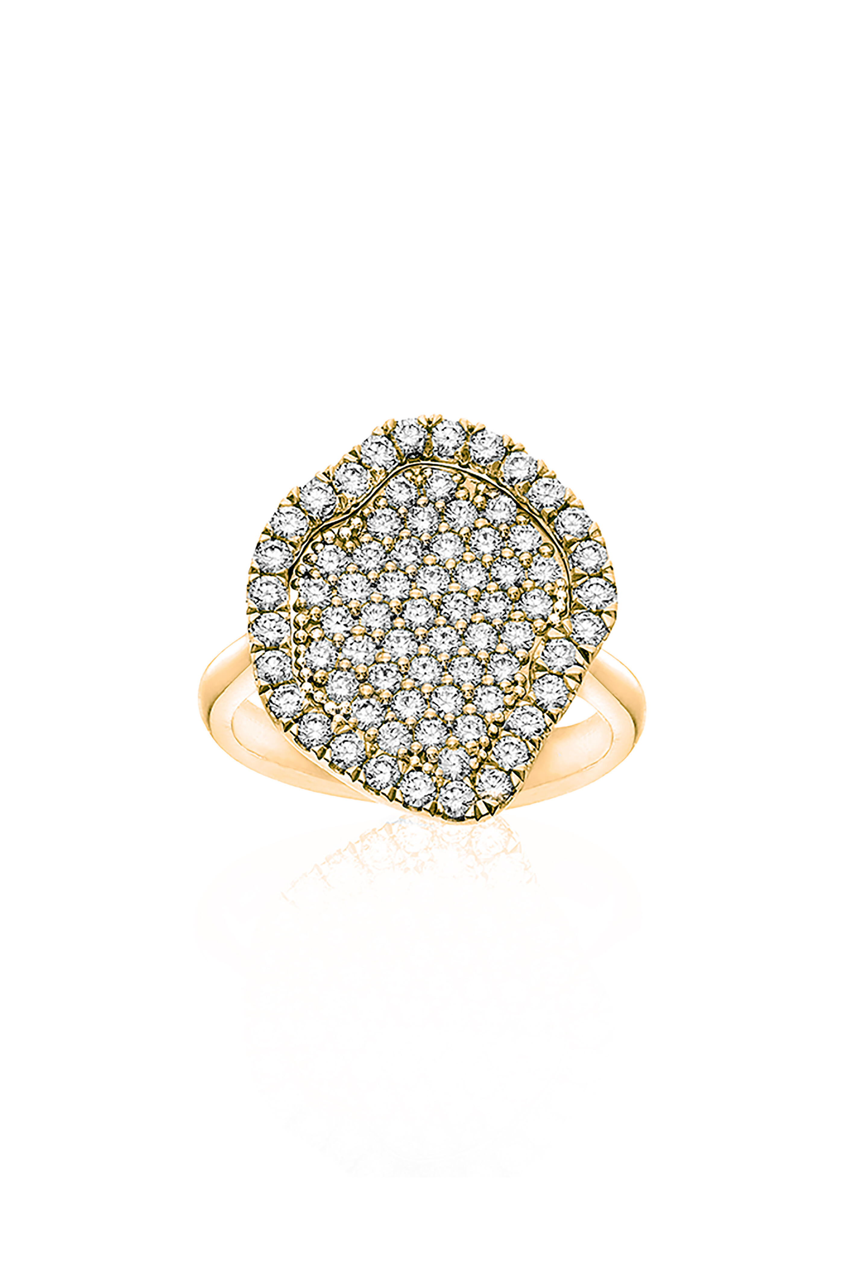 Kimberly McDonald - Pavé Diamond Geode Inspired Ring