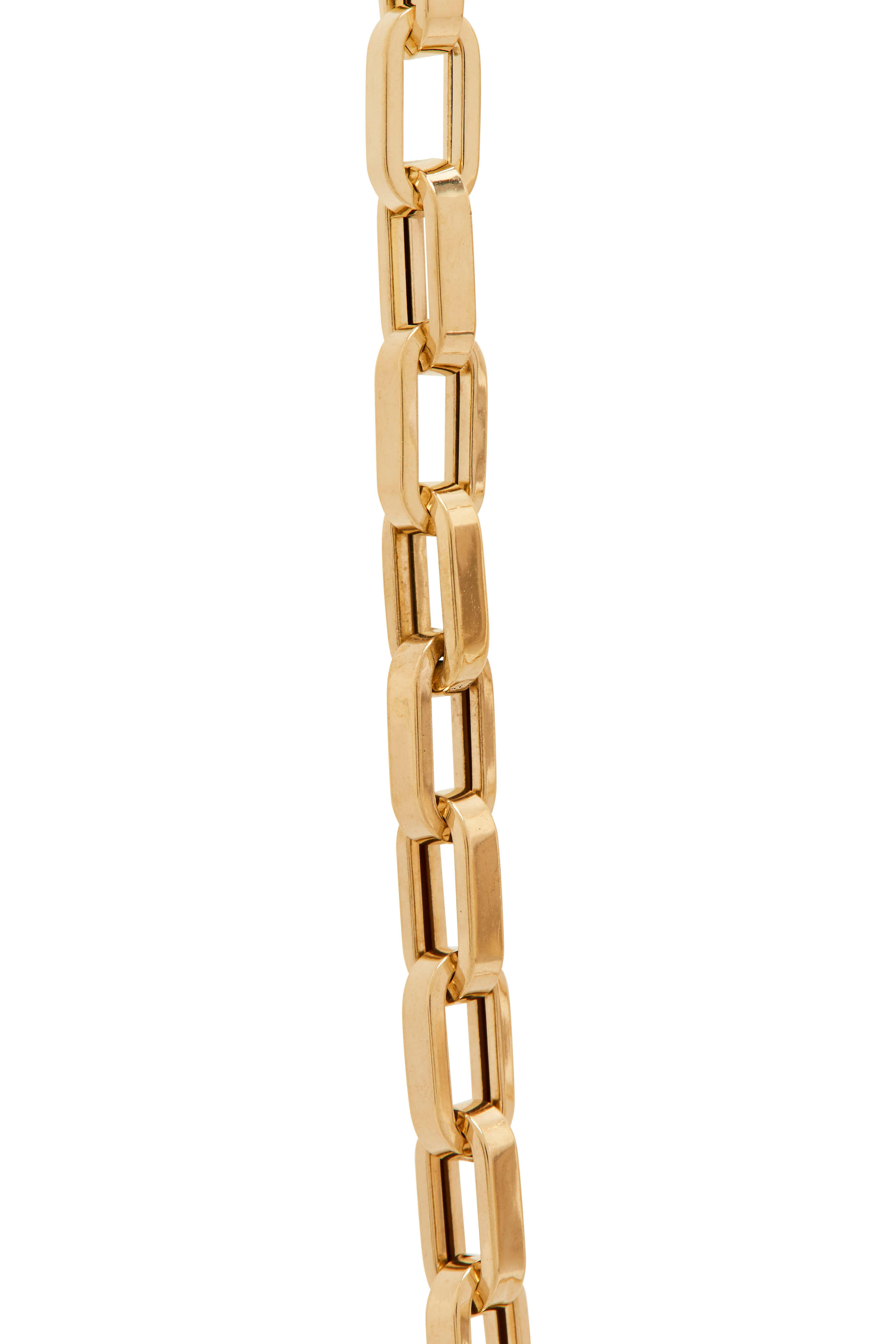 Genevieve Lau - Hollow Yellow Gold Rectangular Link Chain