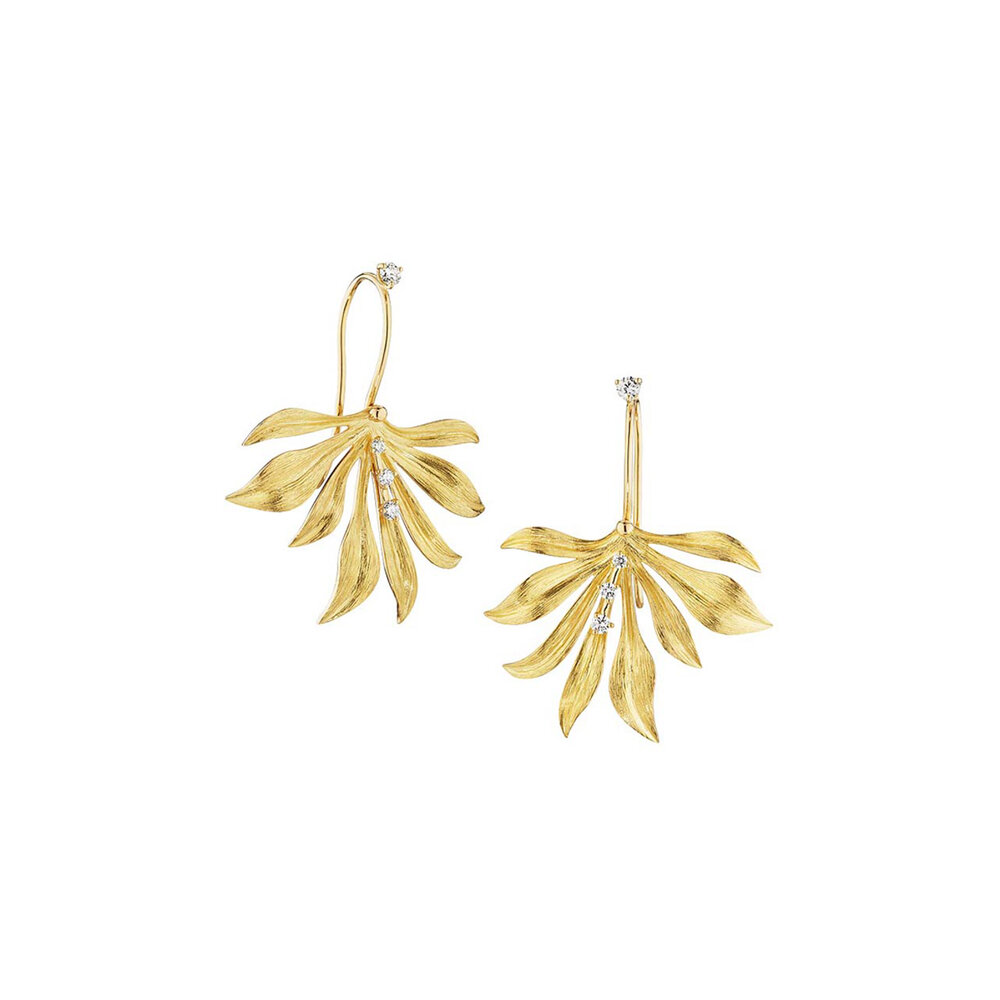 Hueb - Yellow Gold Diamond Earrings | Mitchell Stores