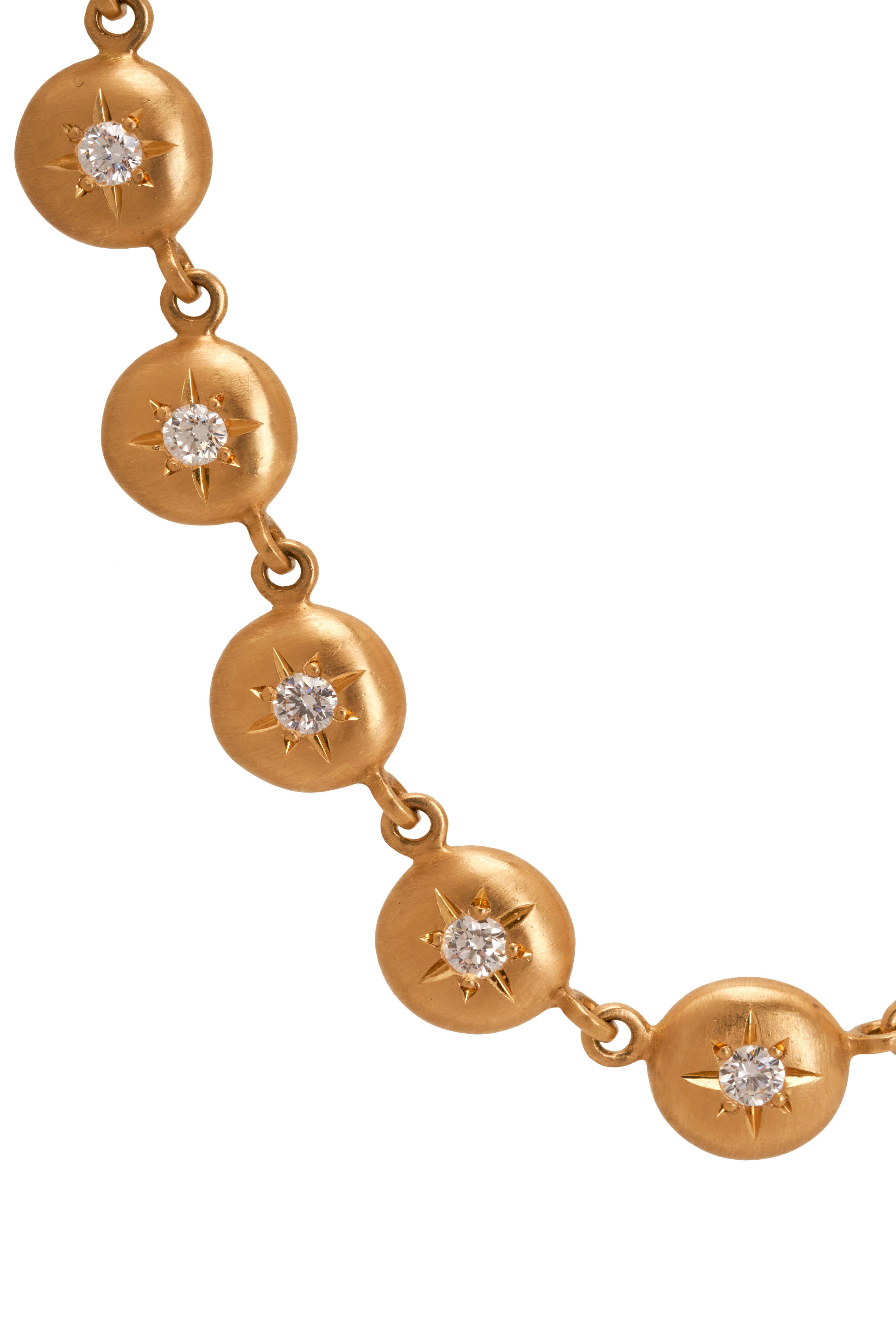 Caroline Ellen - Handcrafted Mini Lentil 2.3CT Diamond Riviere