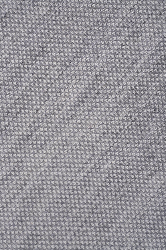Zegna - Solid Light Gray Wool & Silk Necktie | Mitchell Stores