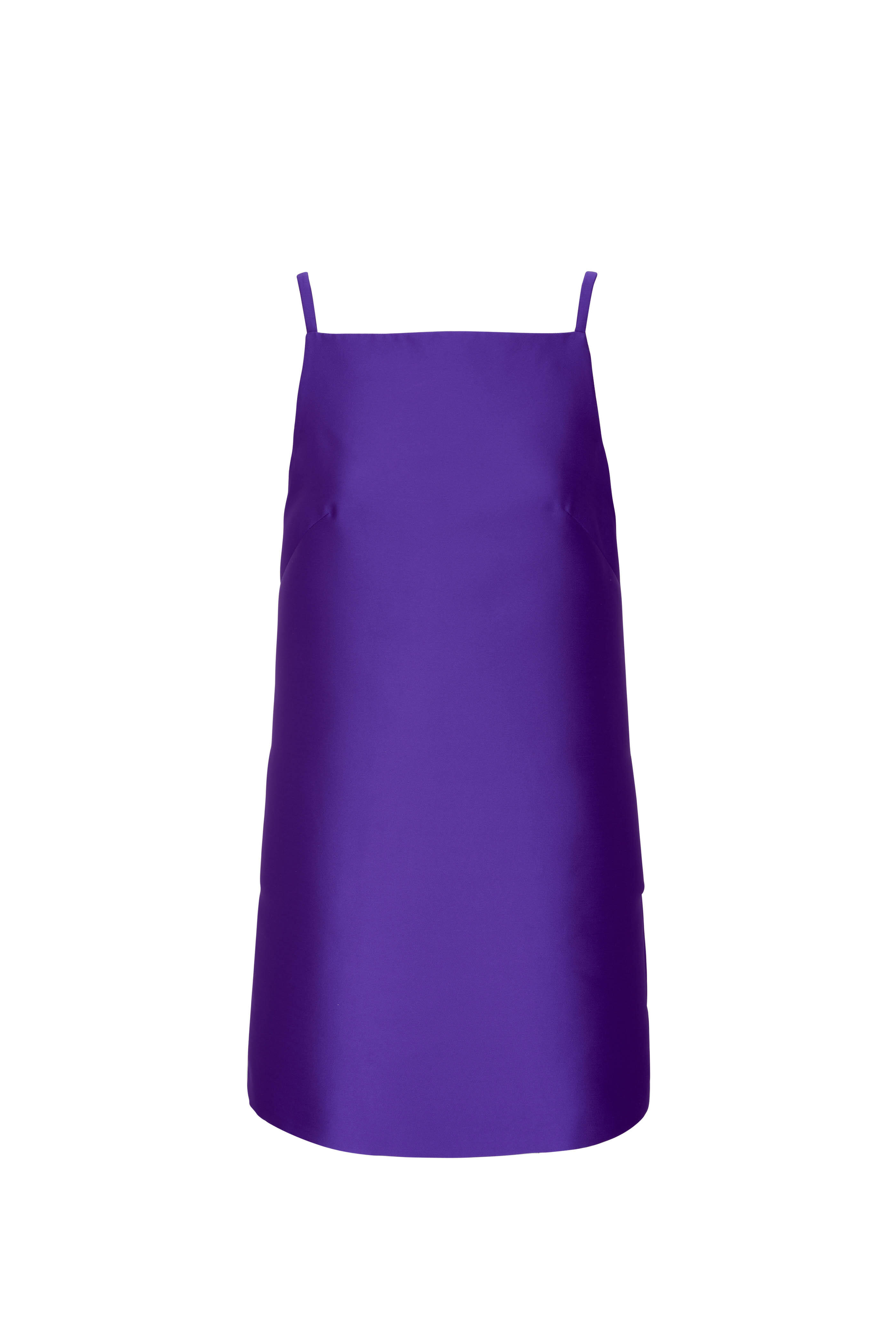 Valentino - Techno Duchesse Violet Mini Dress | Mitchell Stores