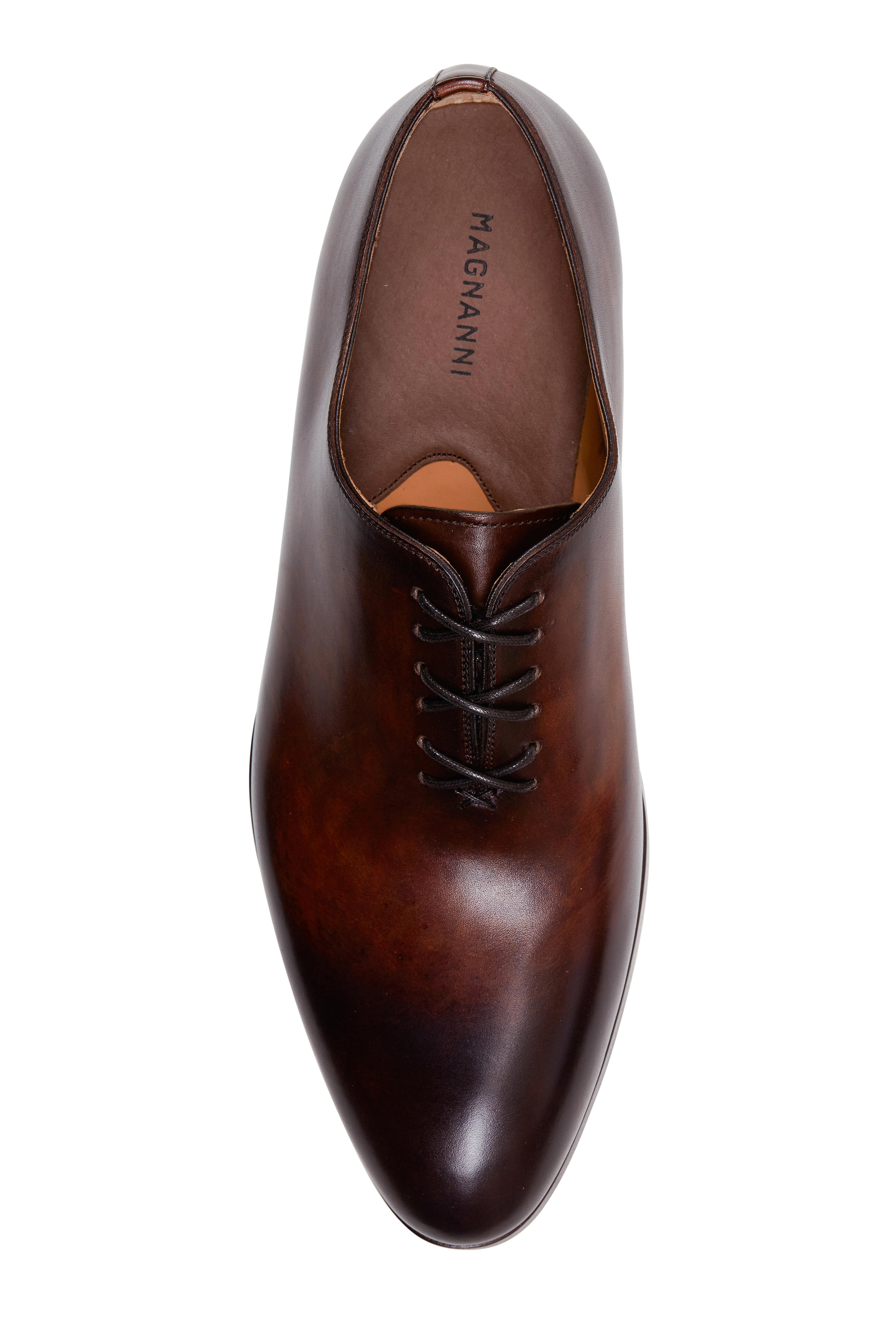 Magnanni - Montay Tobacco Antiqued Leather Oxford