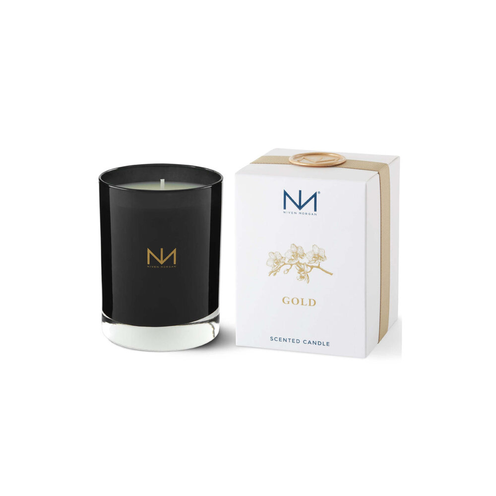 Niven Morgan - Niven Morgan Gold Candle | Mitchell Stores