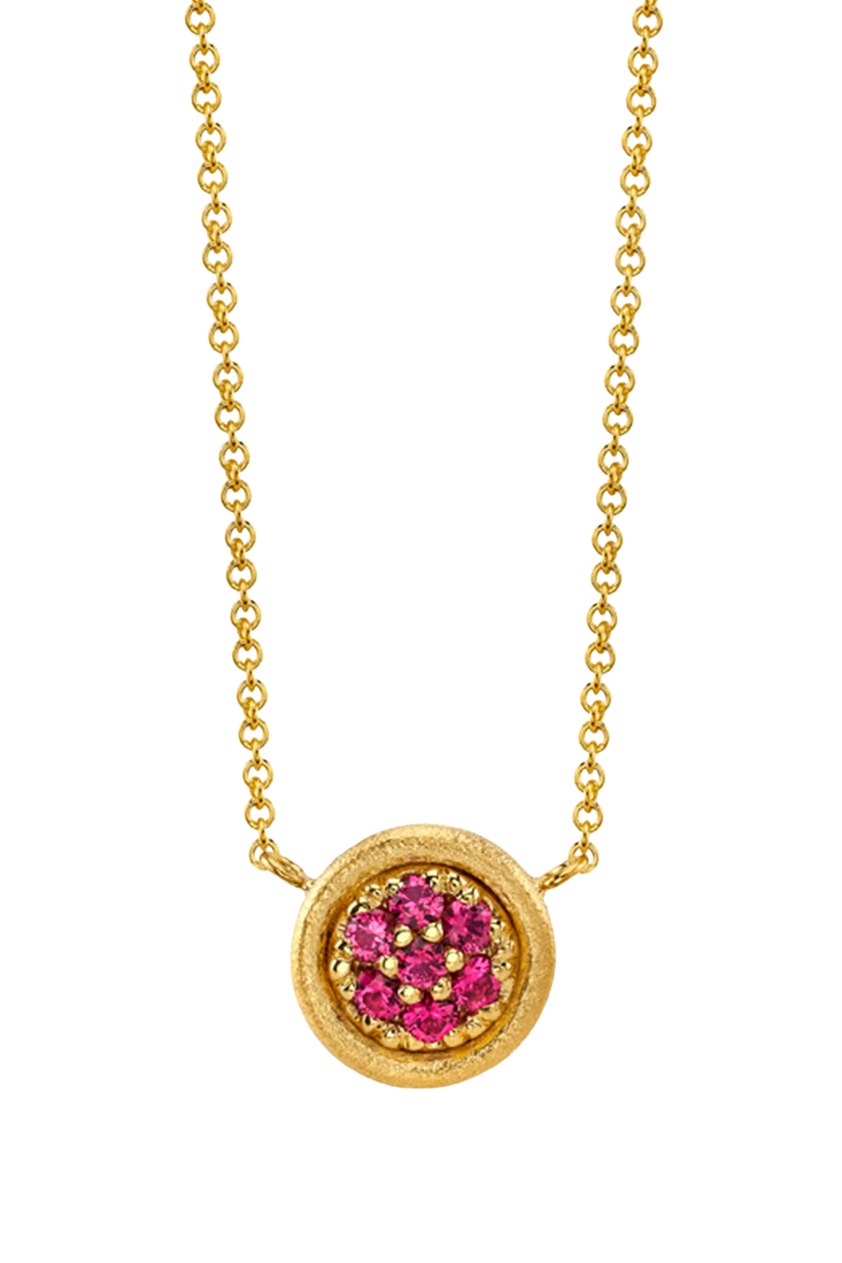 Aaron Henry - 18k Gold Red Spinel Mini Pendant | Mitchell Stores
