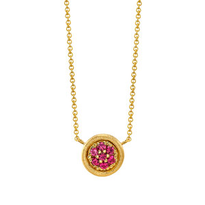 Aaron Henry - 18k Gold Red Spinel Mini Pendant | Mitchell Stores