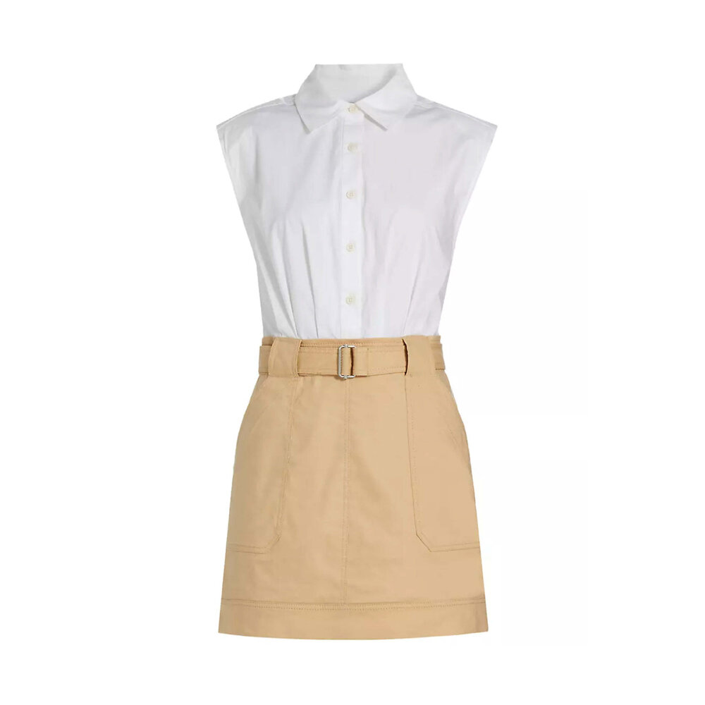 Simkhai - Natural Sleeveless Jensen Utility Mini Dress