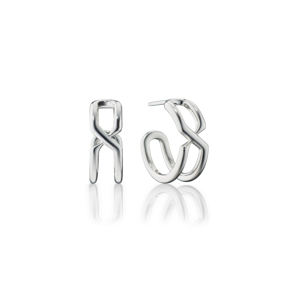 Monica Rich Kosann - "The Symbol" Large Infinity Hoop Earrings